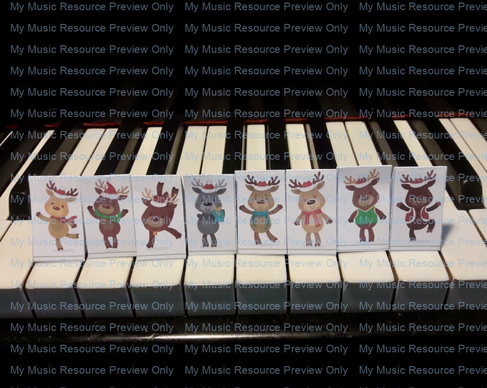 FREE Little Reindeer Printable Game - My Music Resource